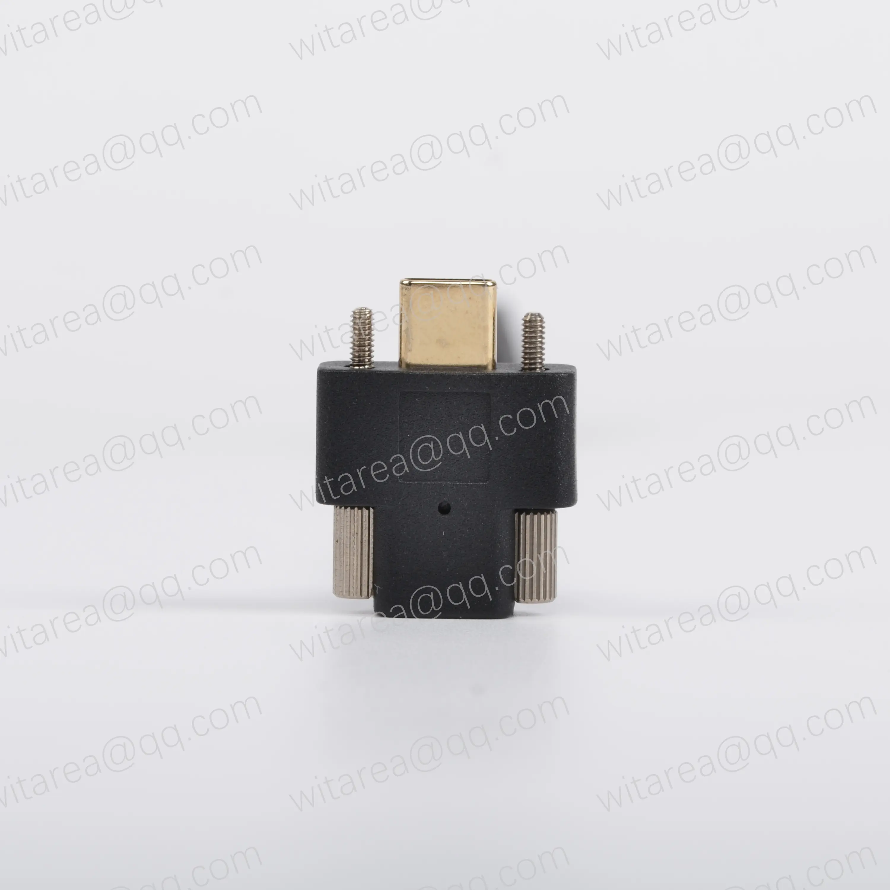 Up down angled L elbow dual screw locking Type c Cable