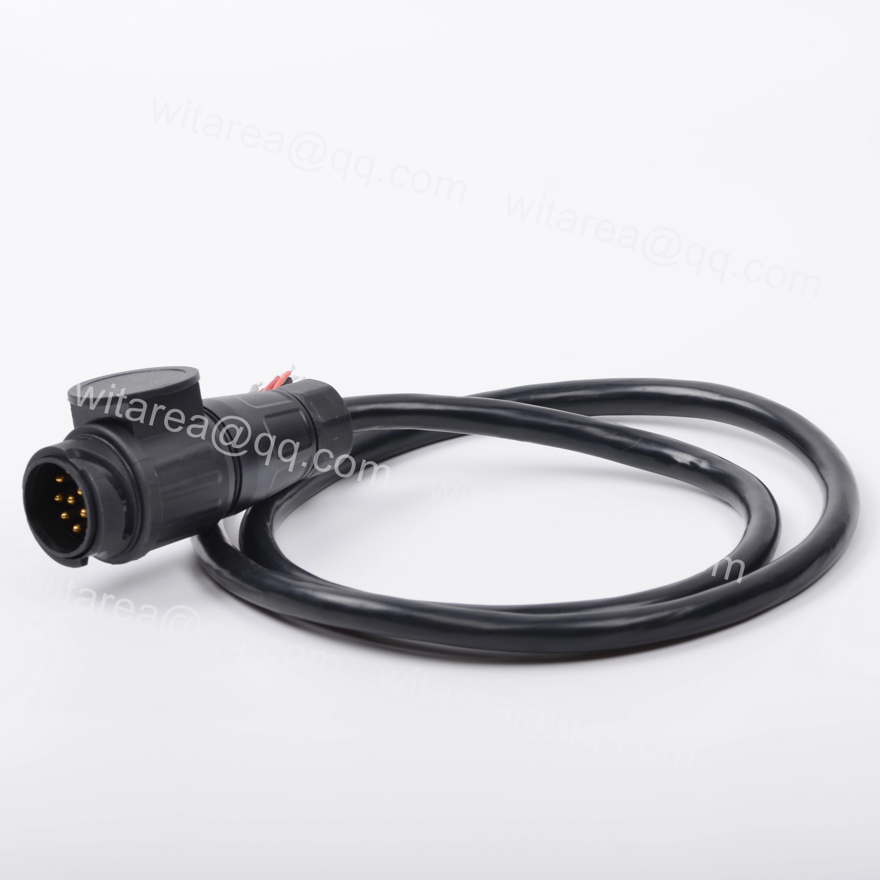 13+1 trailer male plug tow cable