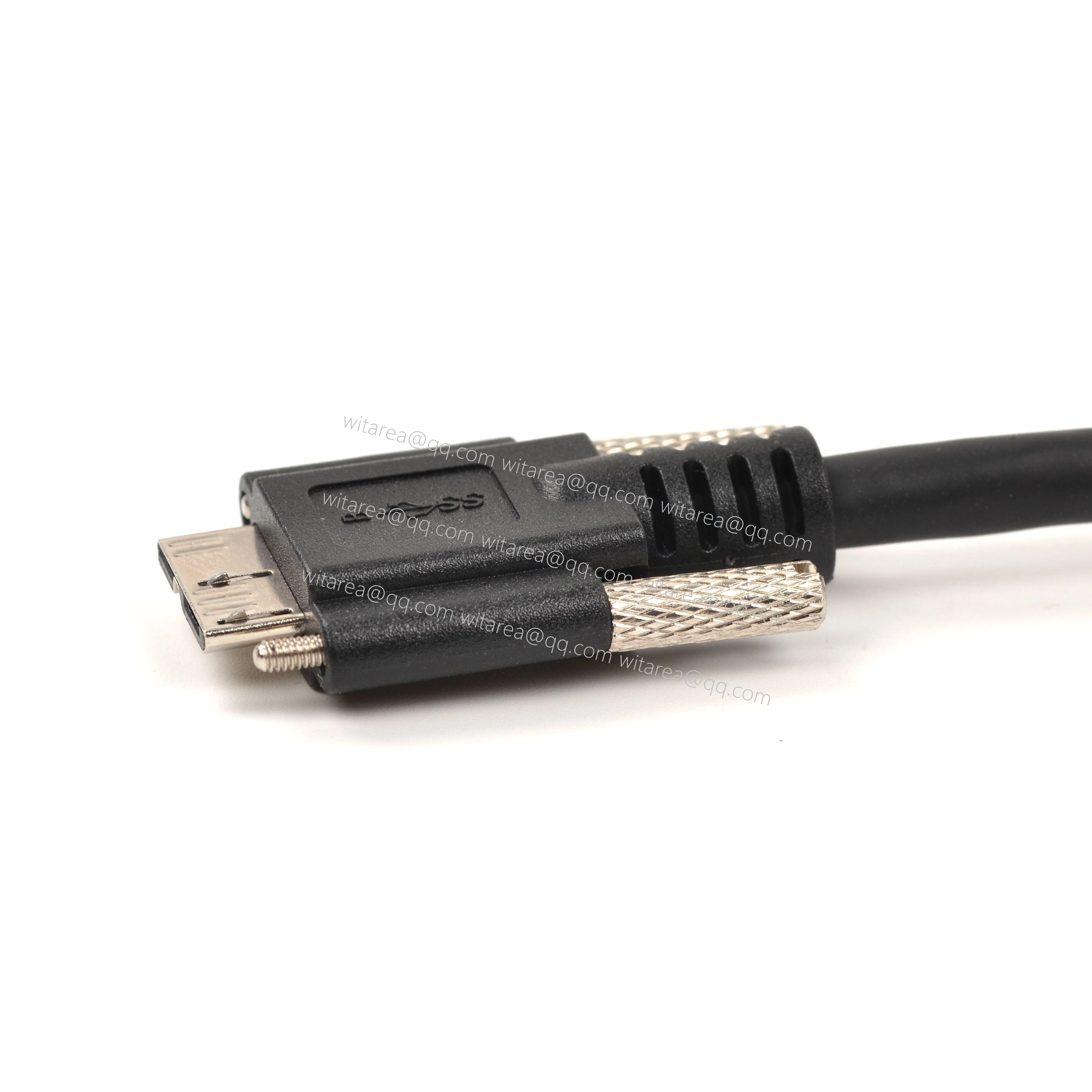 USB 3.0 AM To Micro USB 3.0 with dual Locking Screw Cable