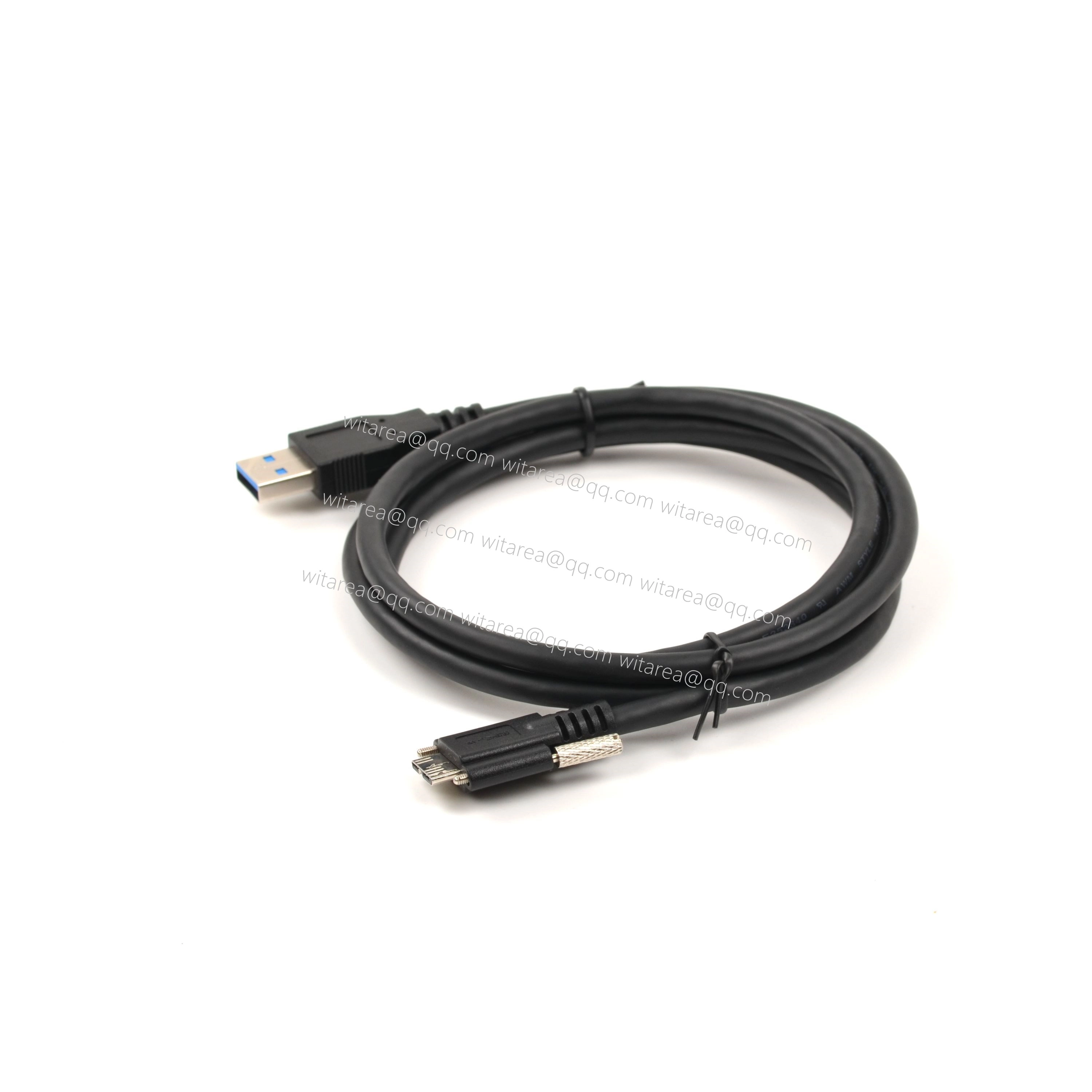 USB 3.0 AM To Micro USB 3.0 with dual Locking Screw Cable