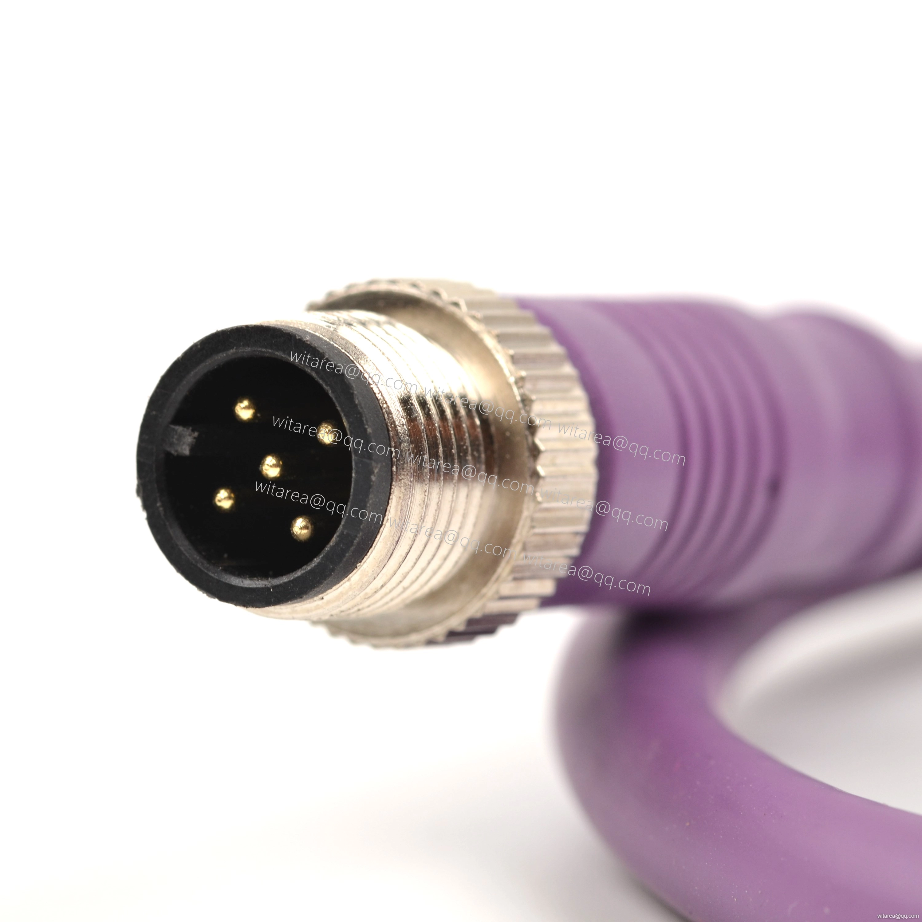 M8/M12 IP67 straight connectors male to male Cable