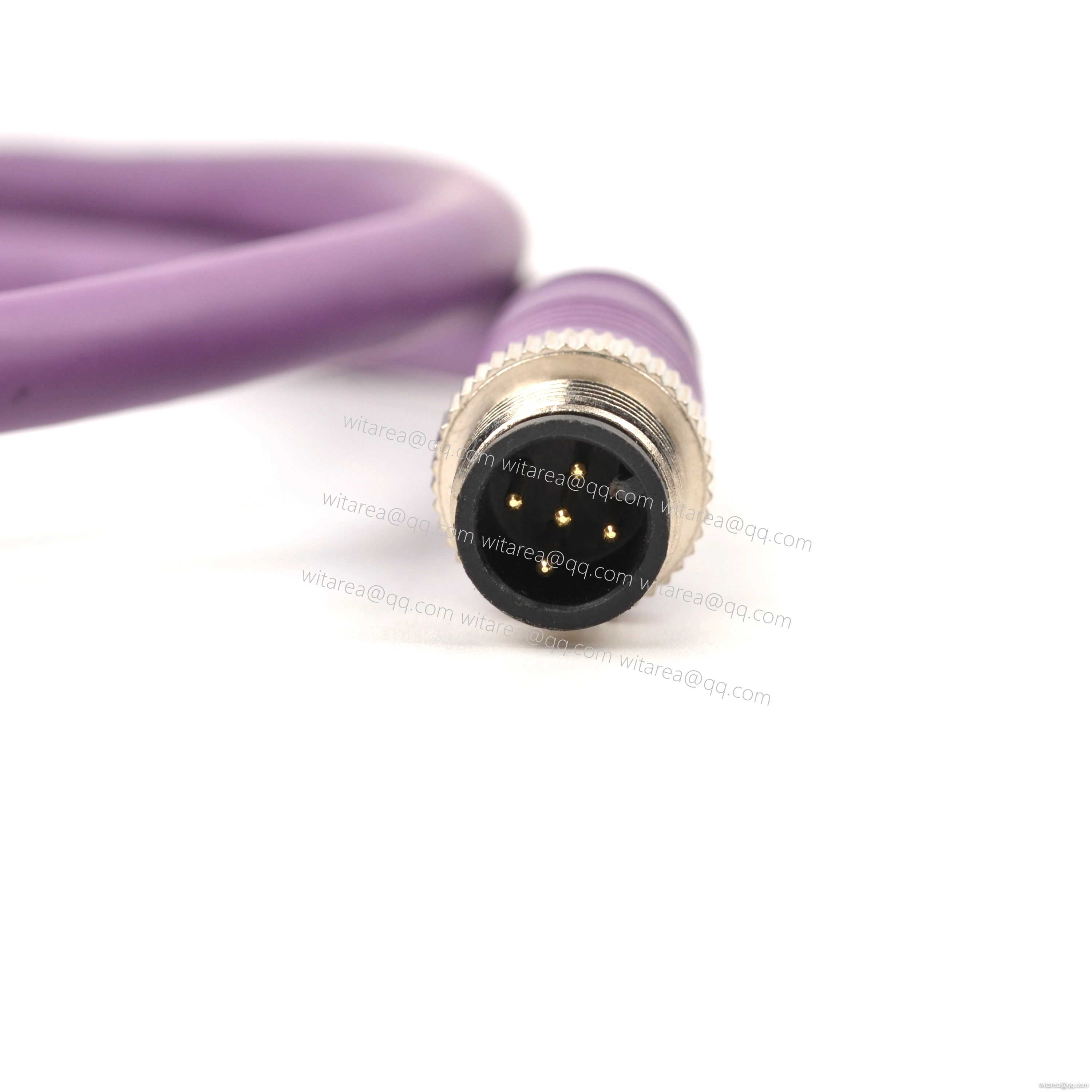 M8/M12 IP67 straight connectors male to female Cable