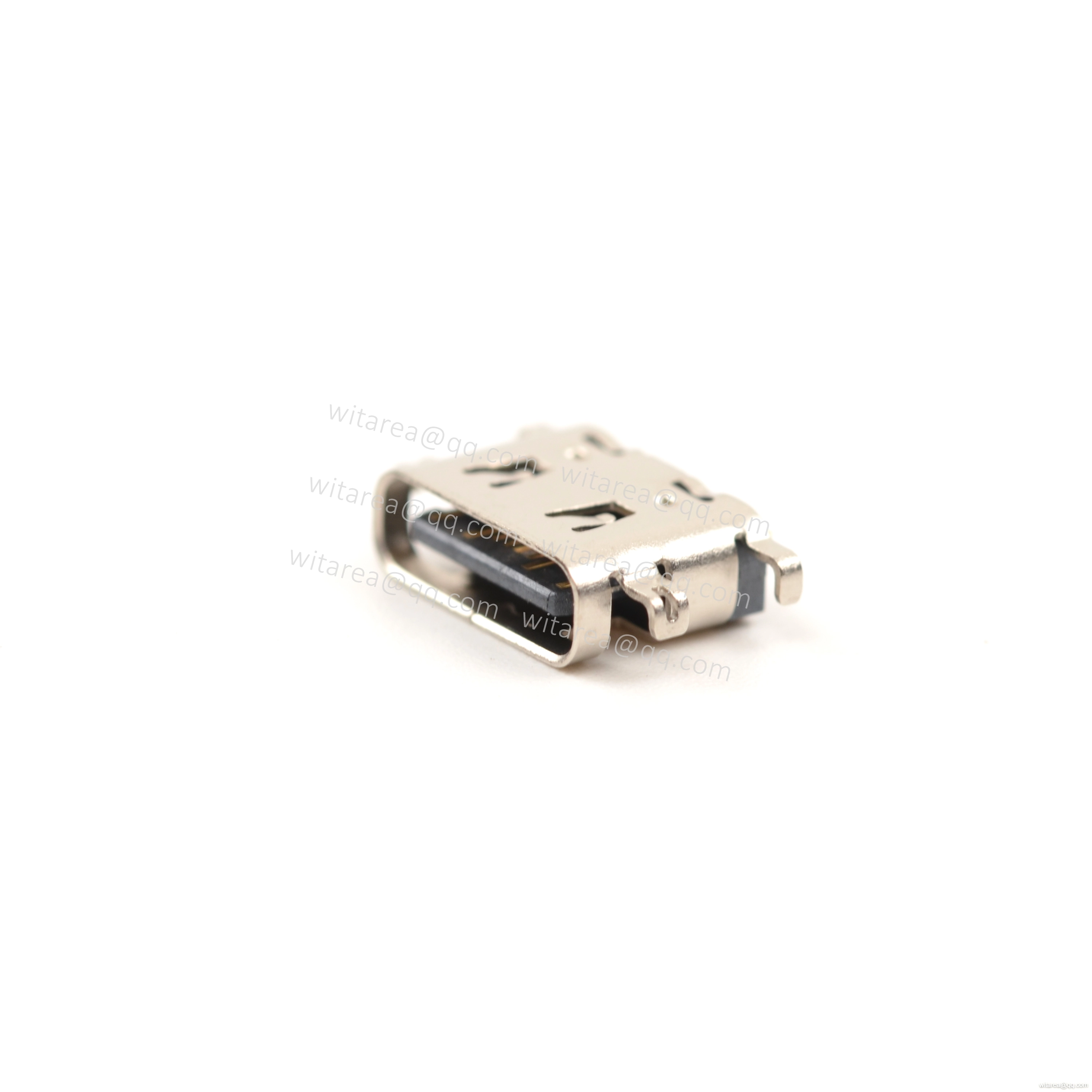 Professional USB 2.0 Type C female Receptacle , mid-mount offset SMT ...