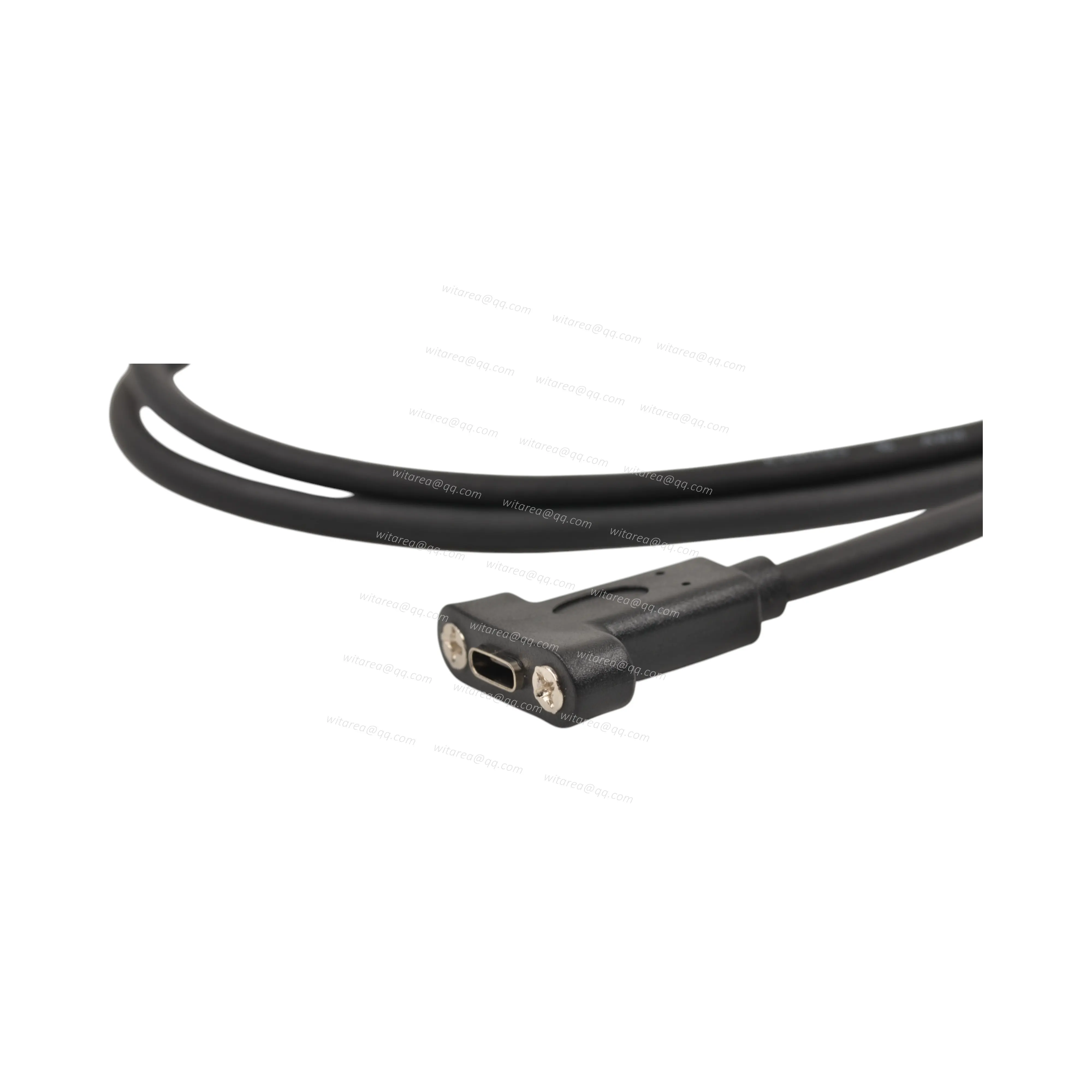 Custom USB Type-C Cable | USB 3.1 C/M to C/F Panel Mount Extension