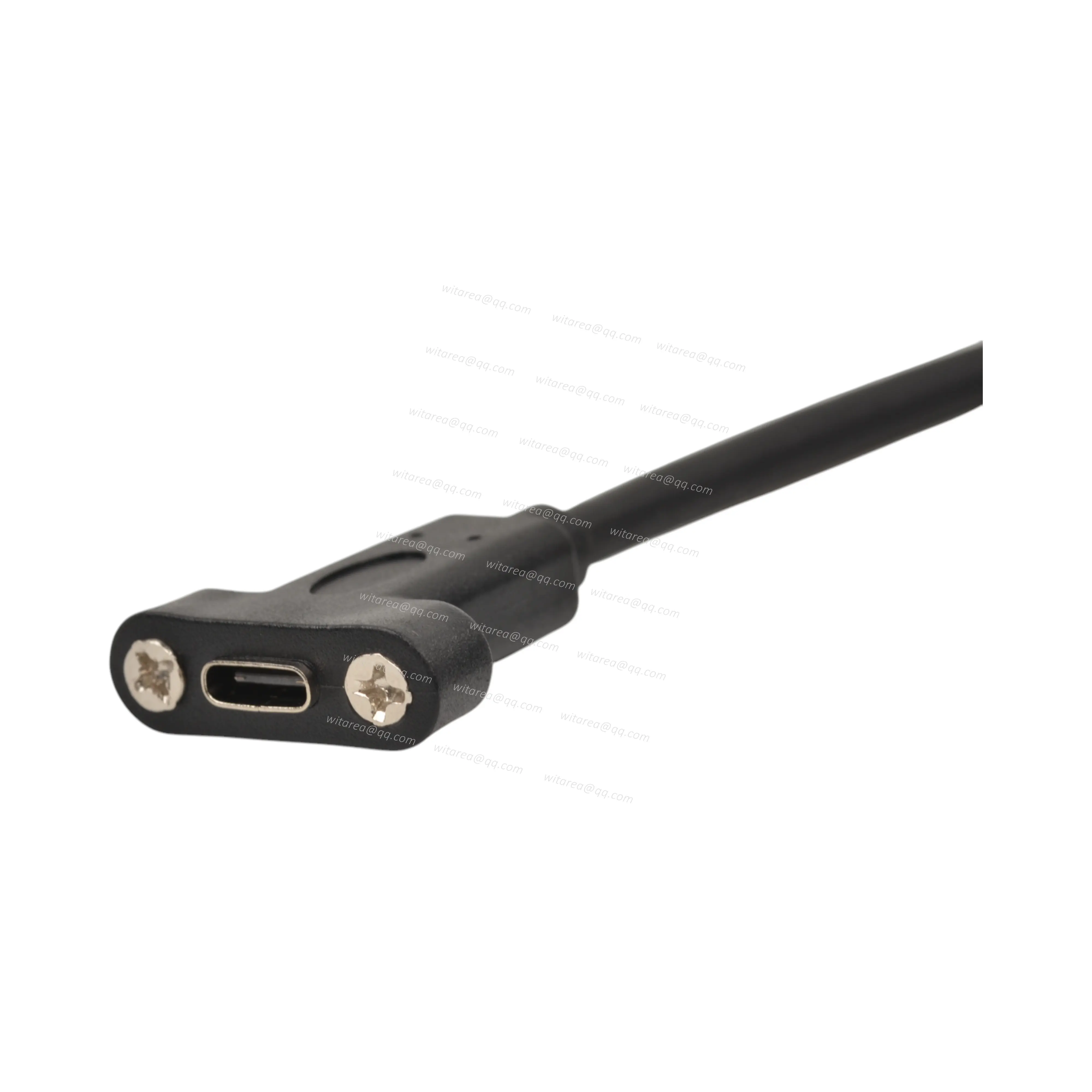 Custom USB Type-C Cable | USB 3.1 C/M to C/F Panel Mount Extension