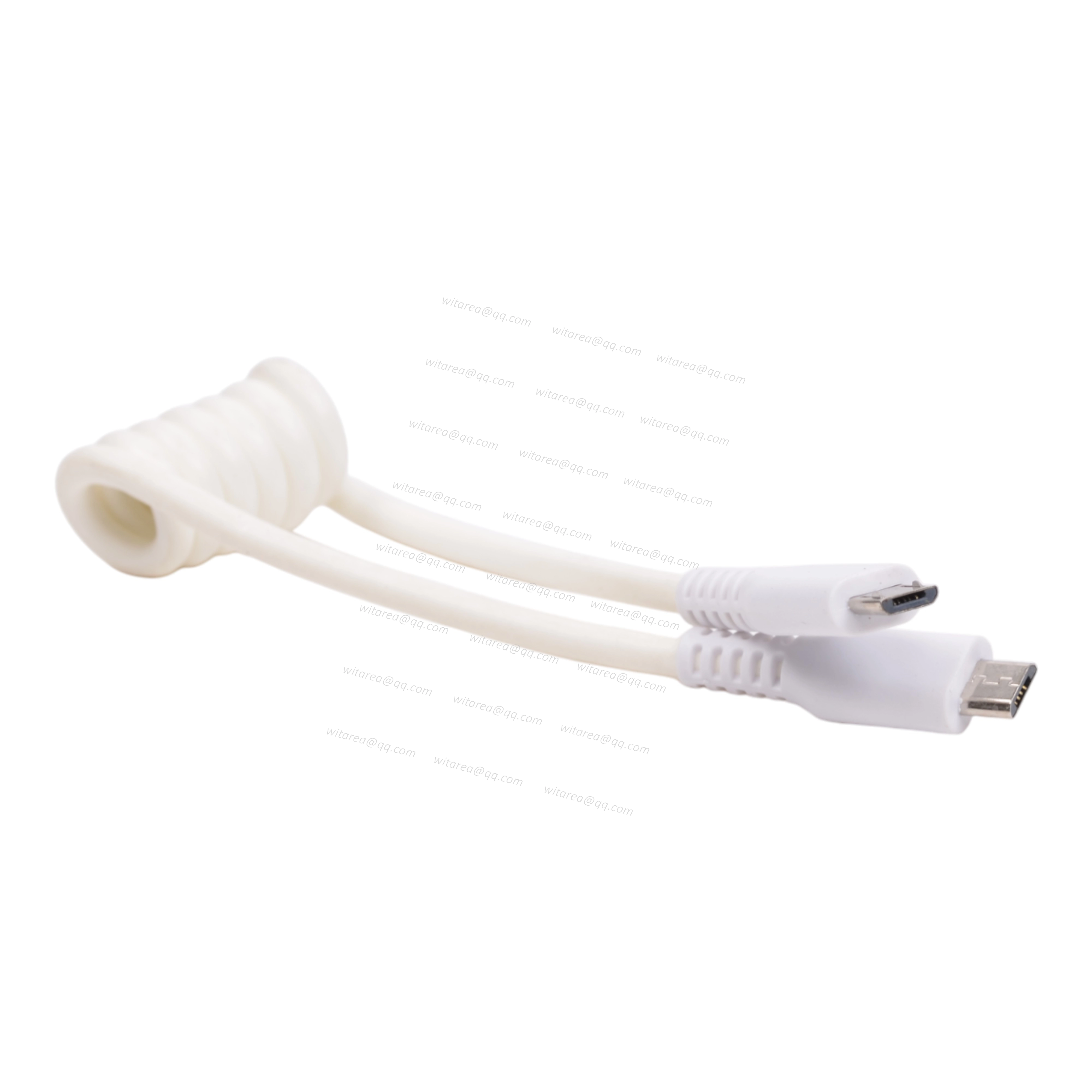 Professtional USB 2.0 Micro BM to Micro BM coiled cable , Custom high ...