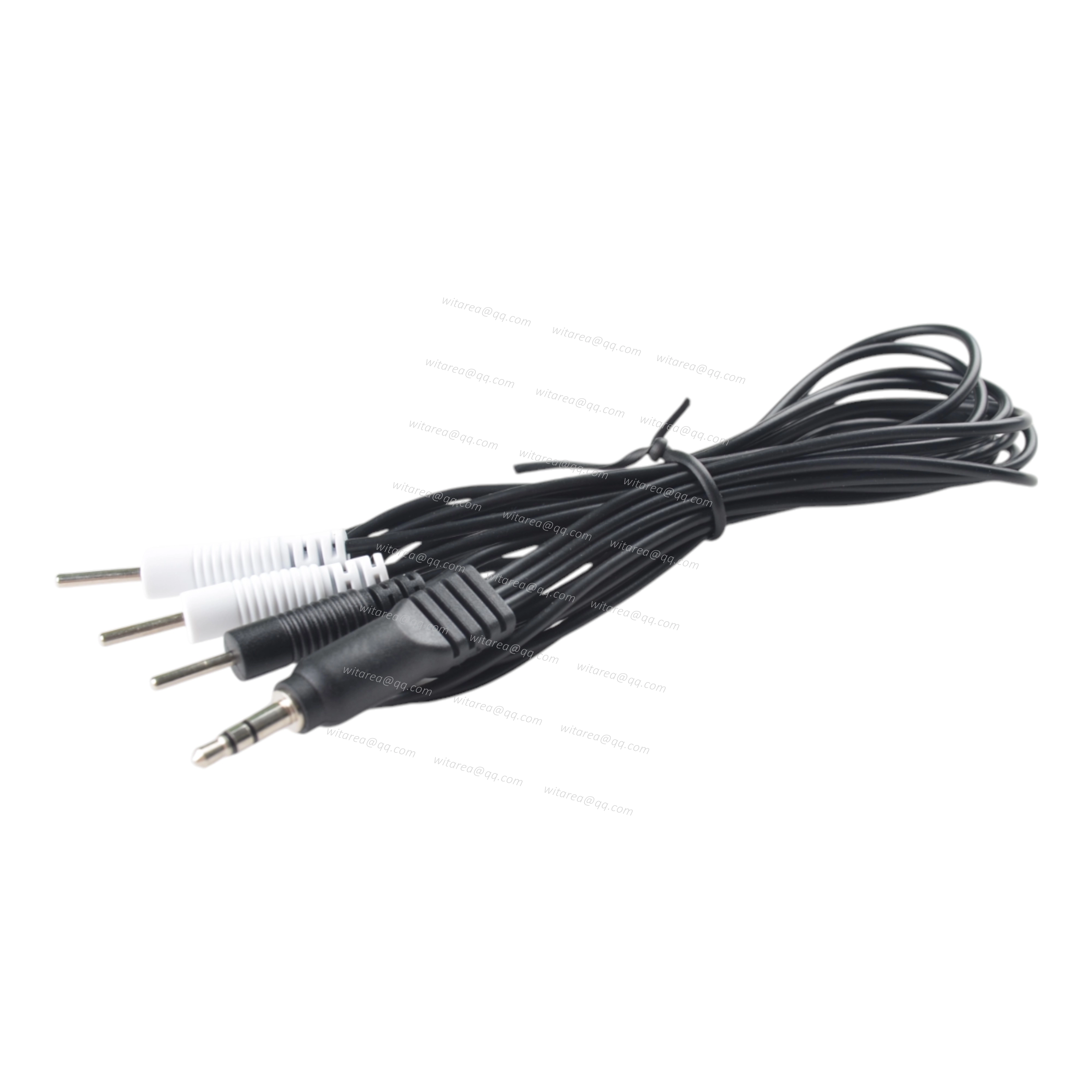 Professional 3.5mm audio jack to 3 leads needle electrode cable, 3.5mm ...