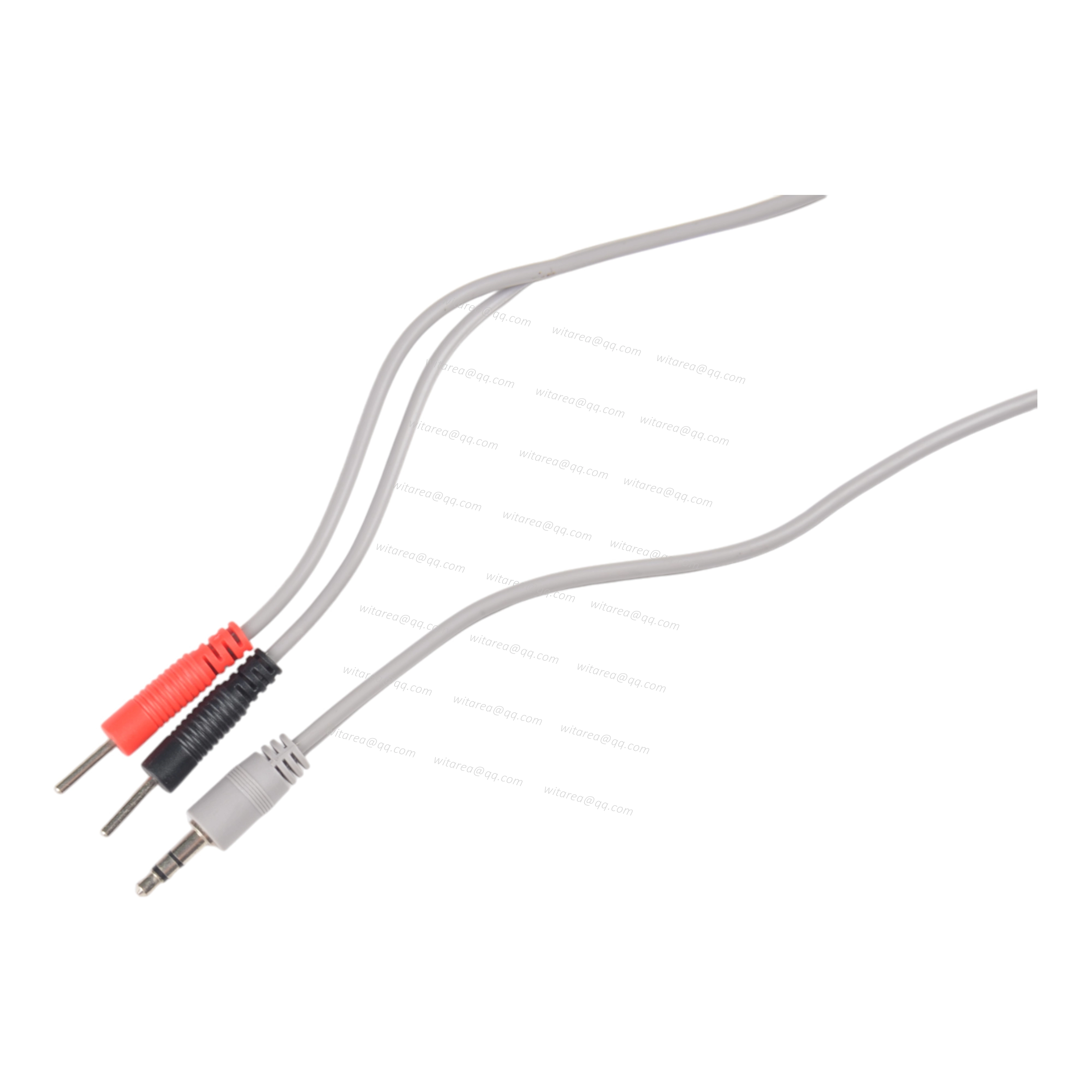 Professional 3.5mm Audio Jack to 2-pin electrode cable, 2pin TENS/EMS ...