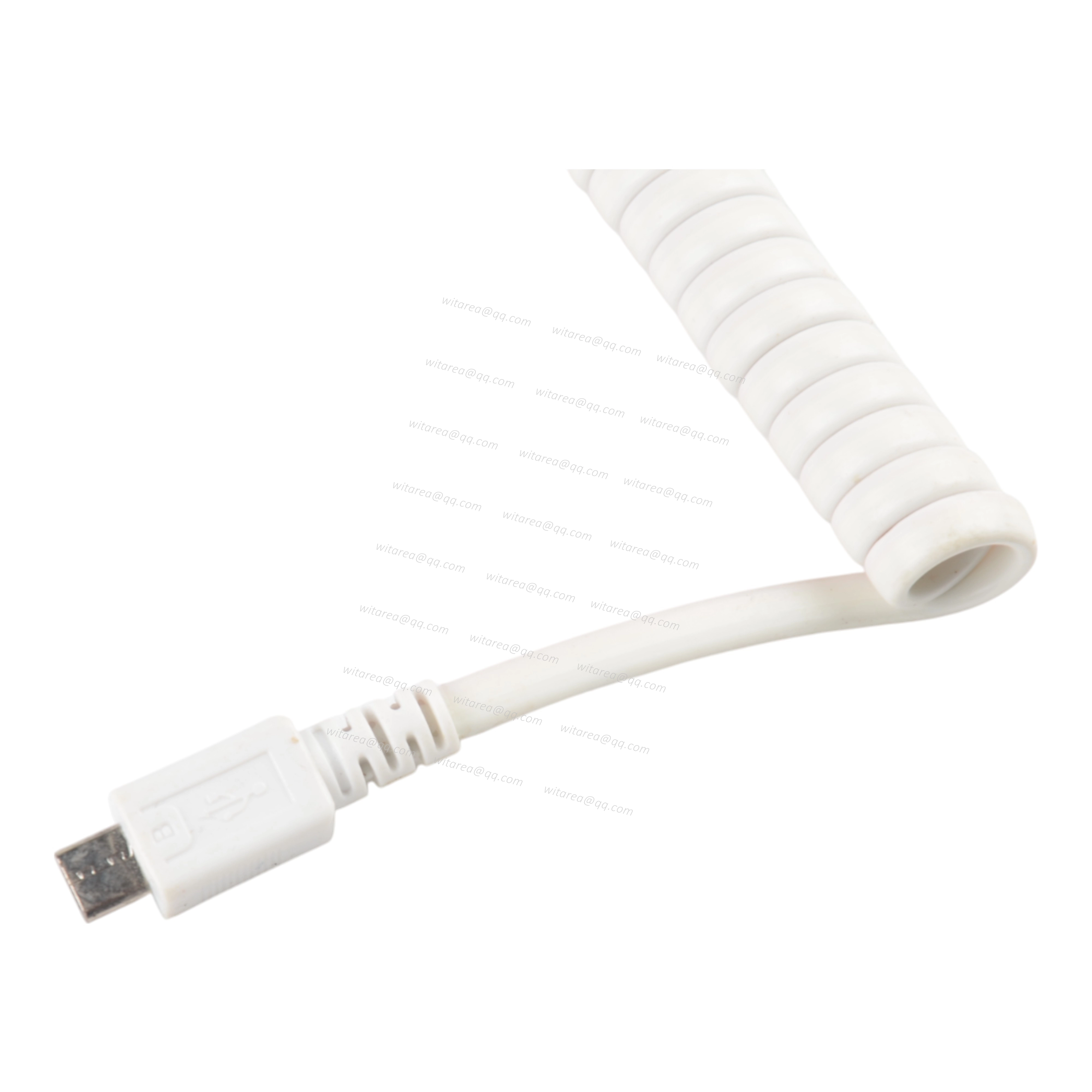 Professtional Micro B male to RJ11 coiled cable , Custom high speed ...