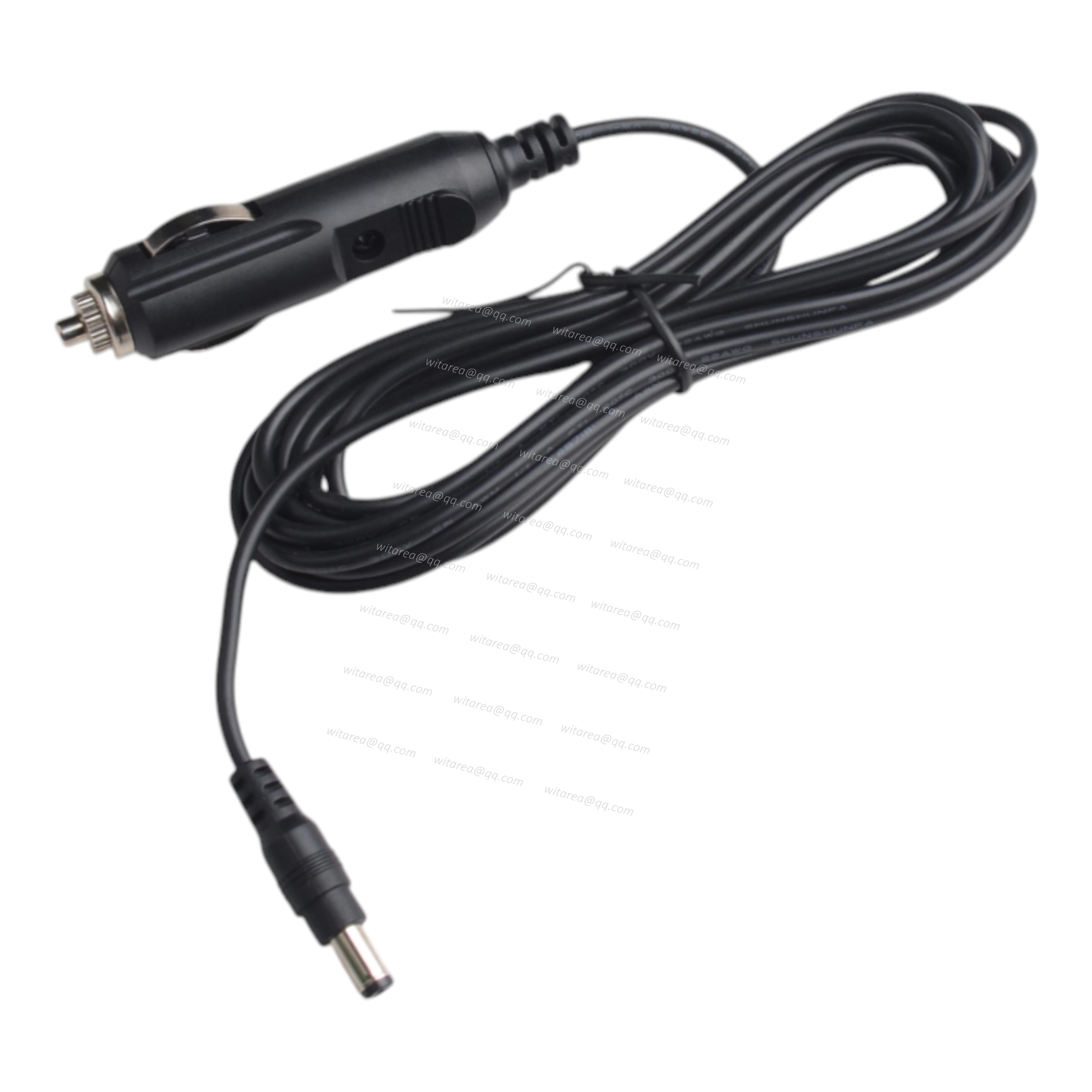 Professional car cigarette plug to DC plug cable charger , 24V ...