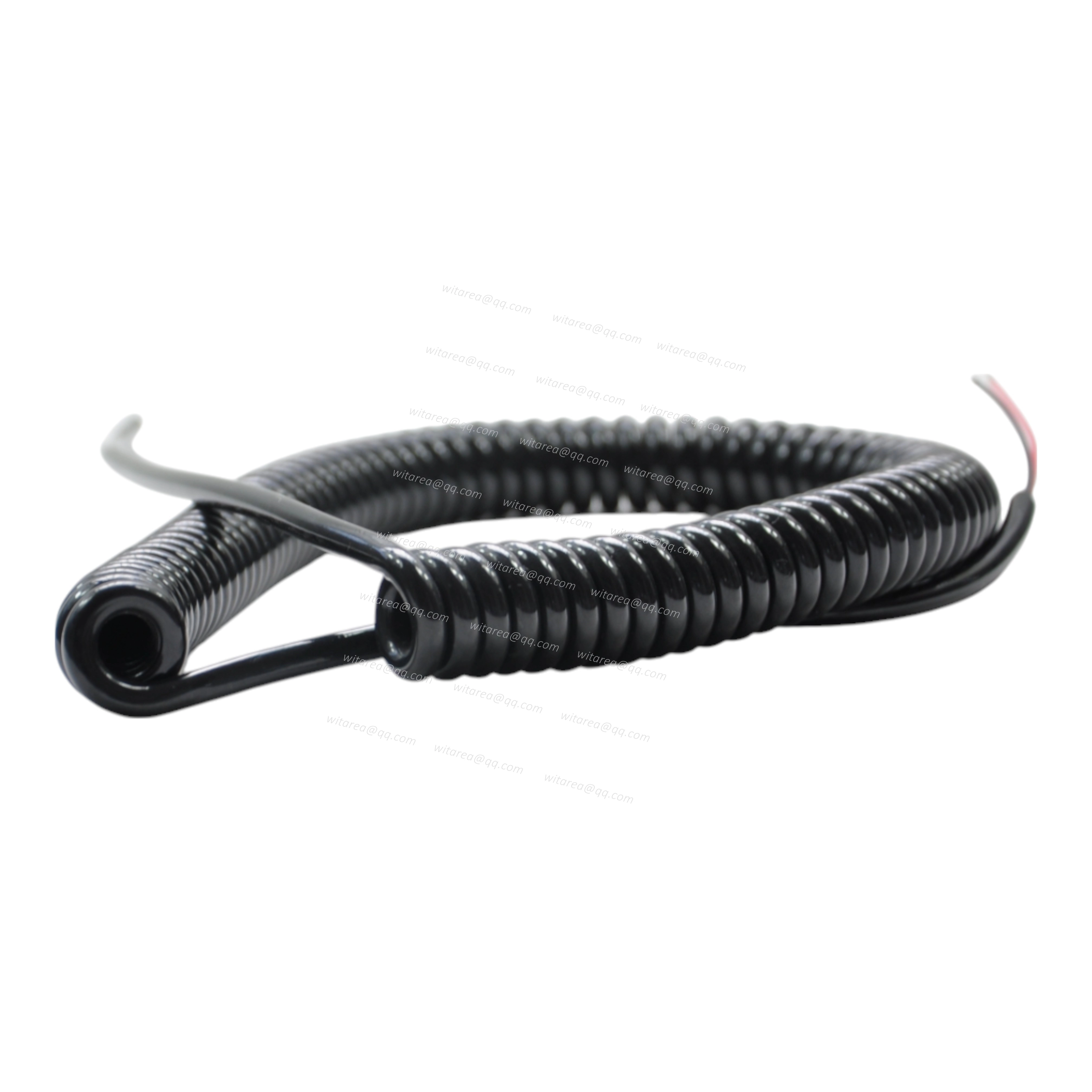 Professional custom coiled PUR multicore Cable; custom Twisted Pair ...