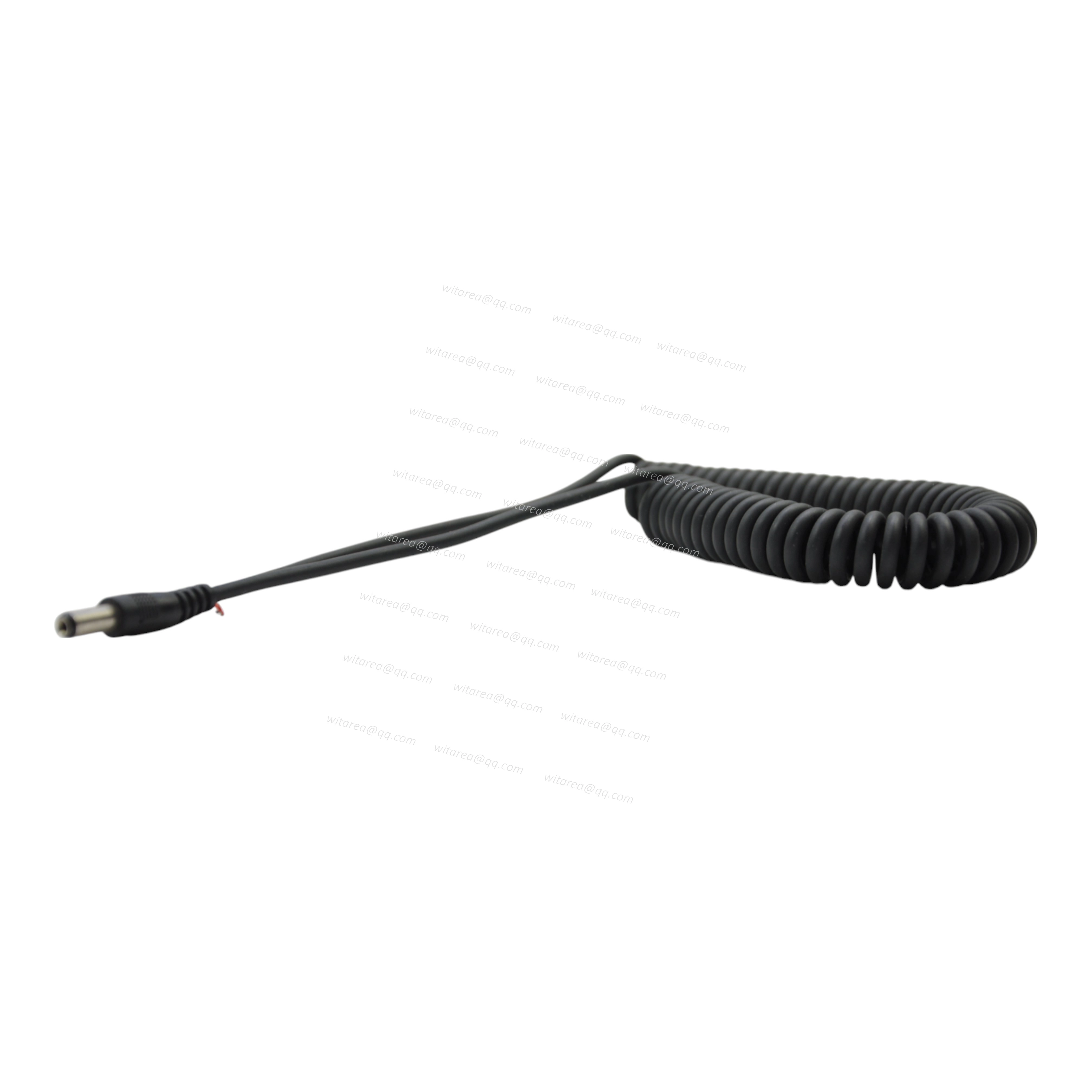 Professional DC5521 Male to Bare Wire Open End Spring Cable, DC5521 ...