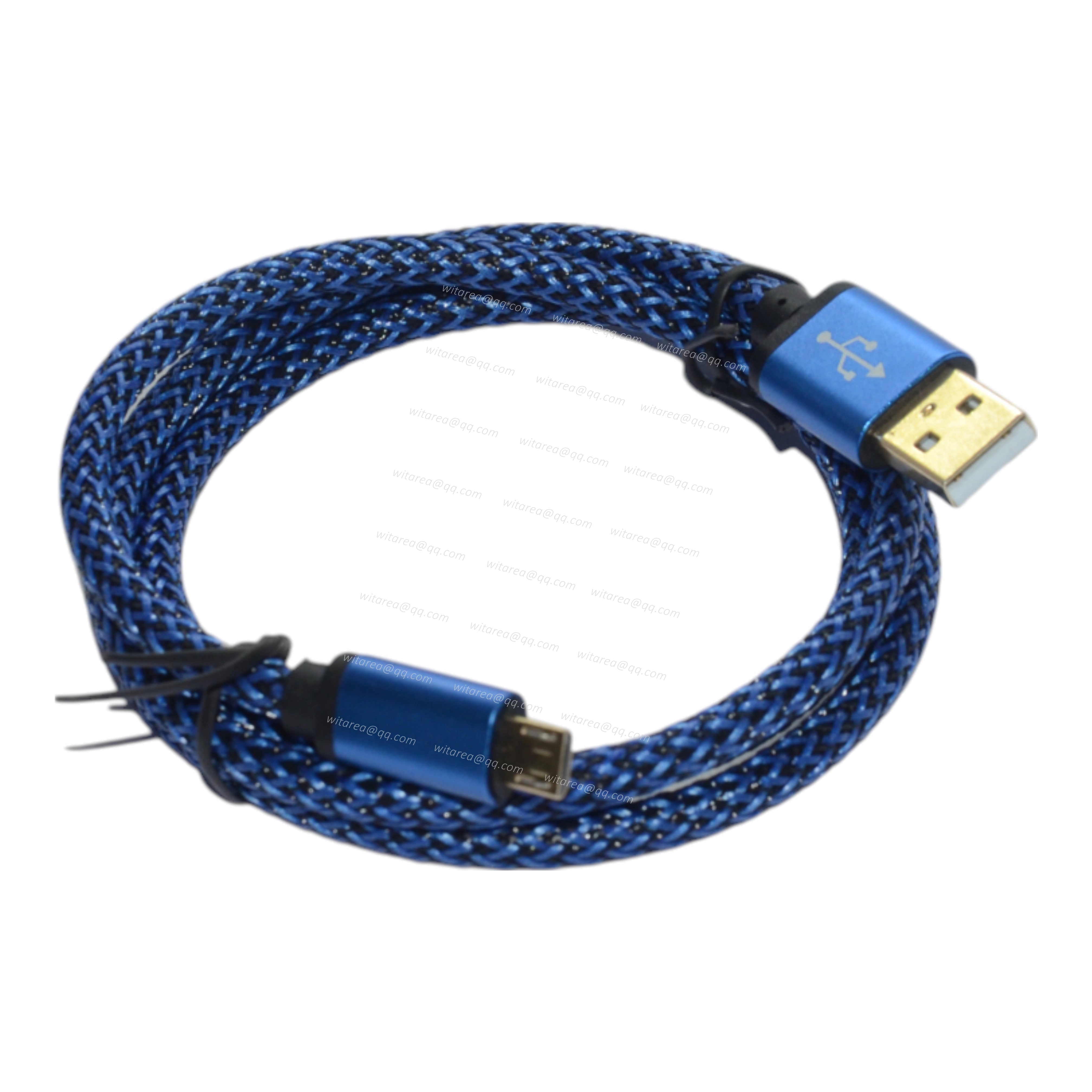 Professional USB A to Micro B Cable with fabric braiding, Fabric ...