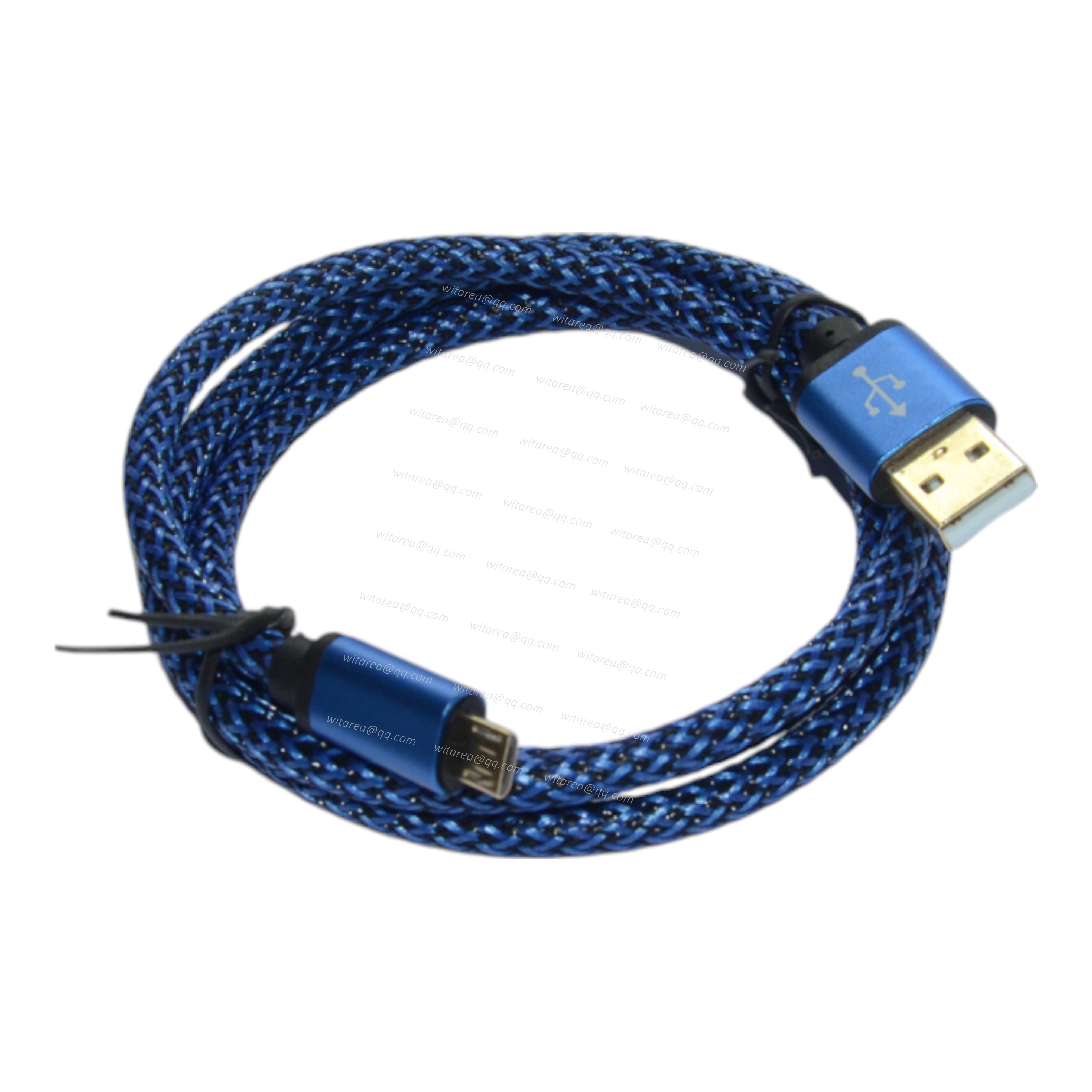 Professional USB A to Micro B Cable with fabric braiding, Fabric ...