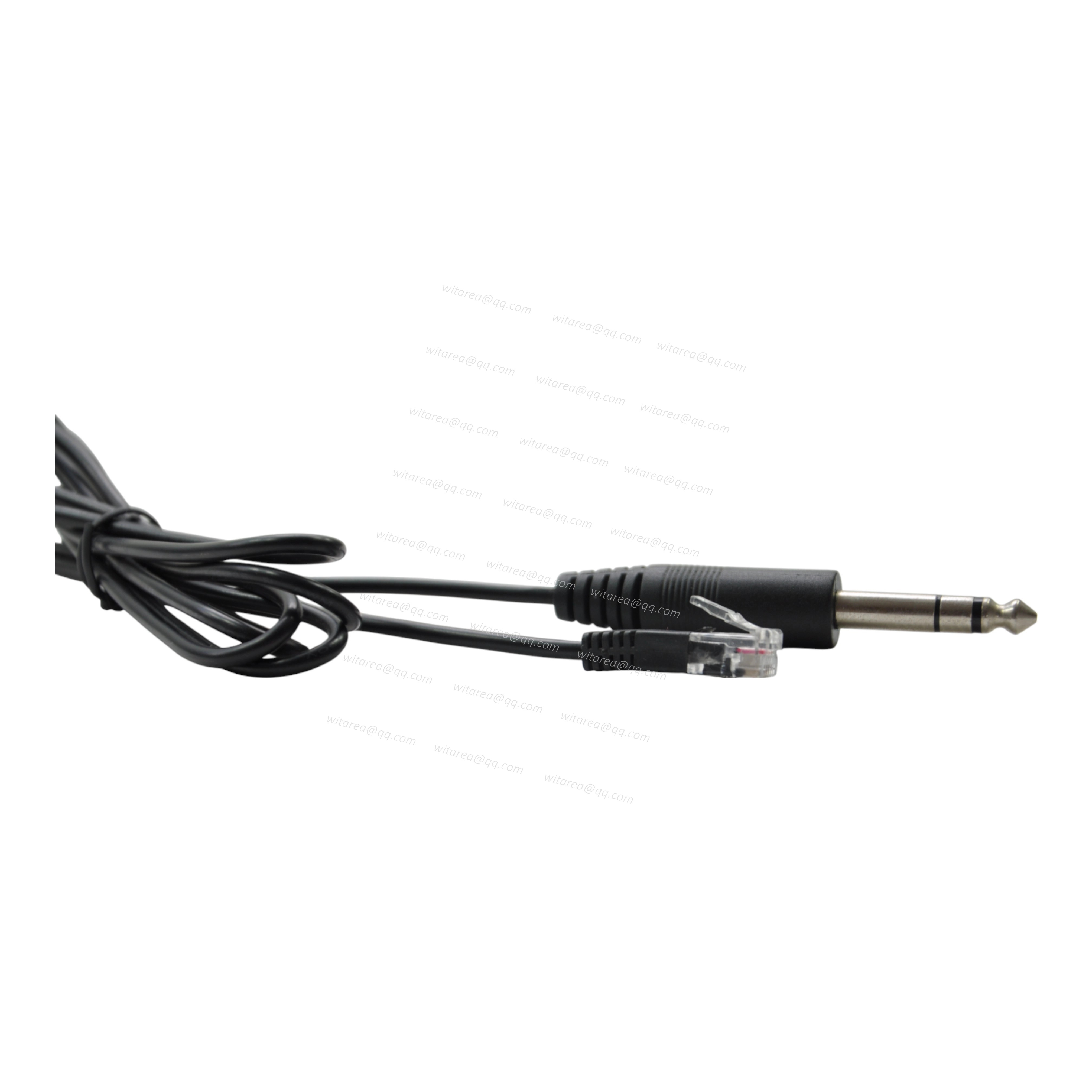 Professional 6.35 Audio jack to RJ11 Cable; 6.35 Audio plug to 6P4C ...