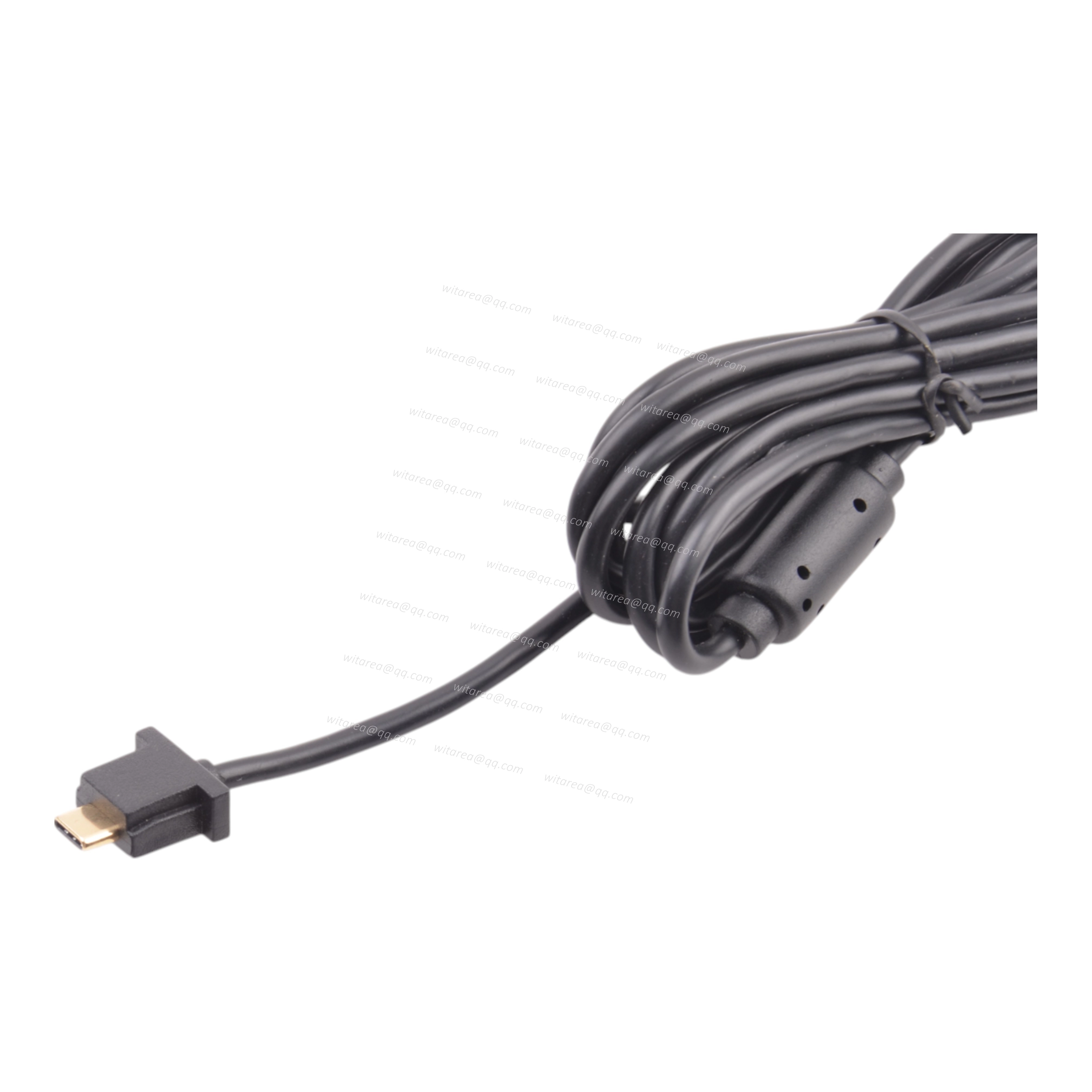 Professional custom gold plated type C fractal cable with ferrite bead ...