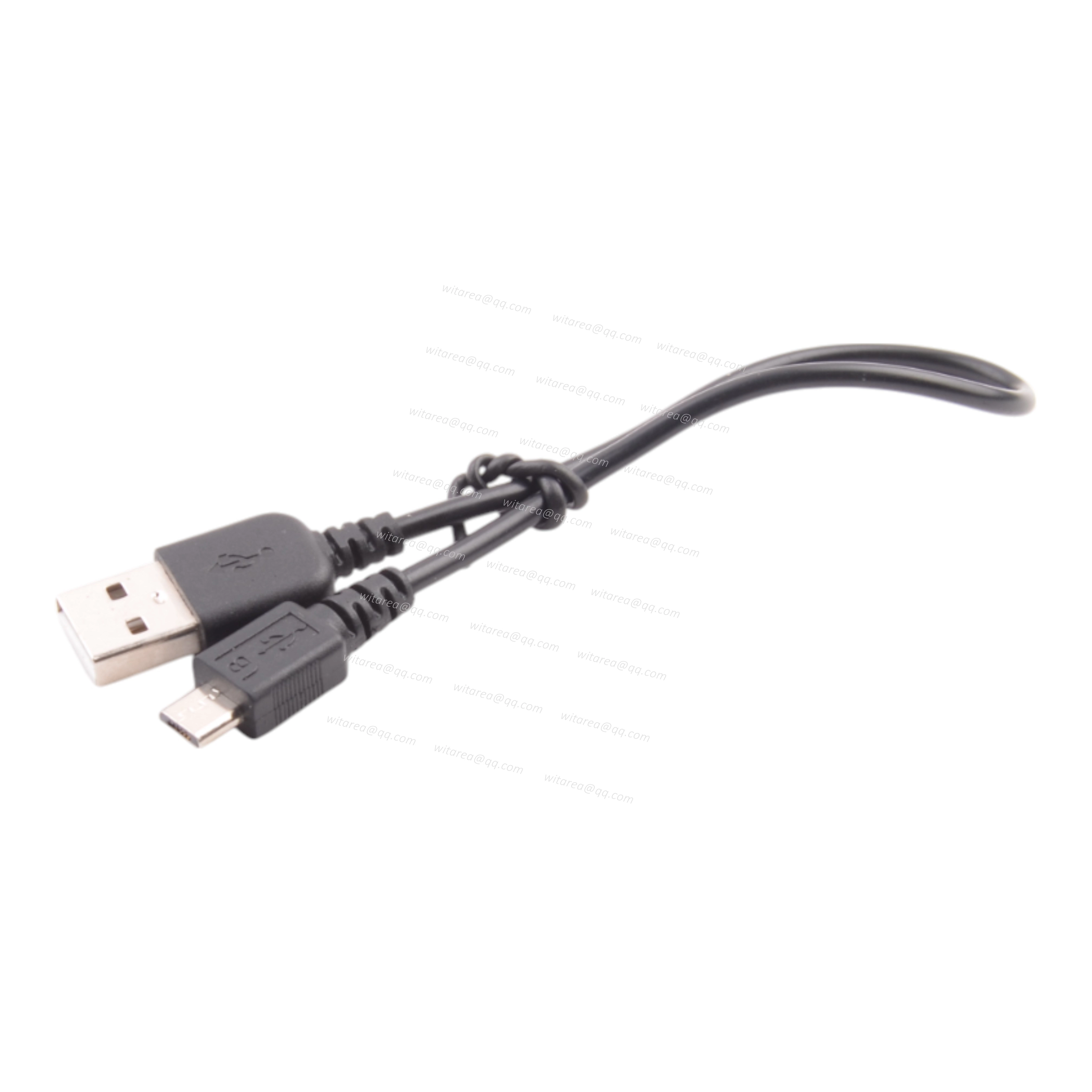 Professtional Short USB AM to Micro B charging cable;Heavy-Duty USB 2.0 ...