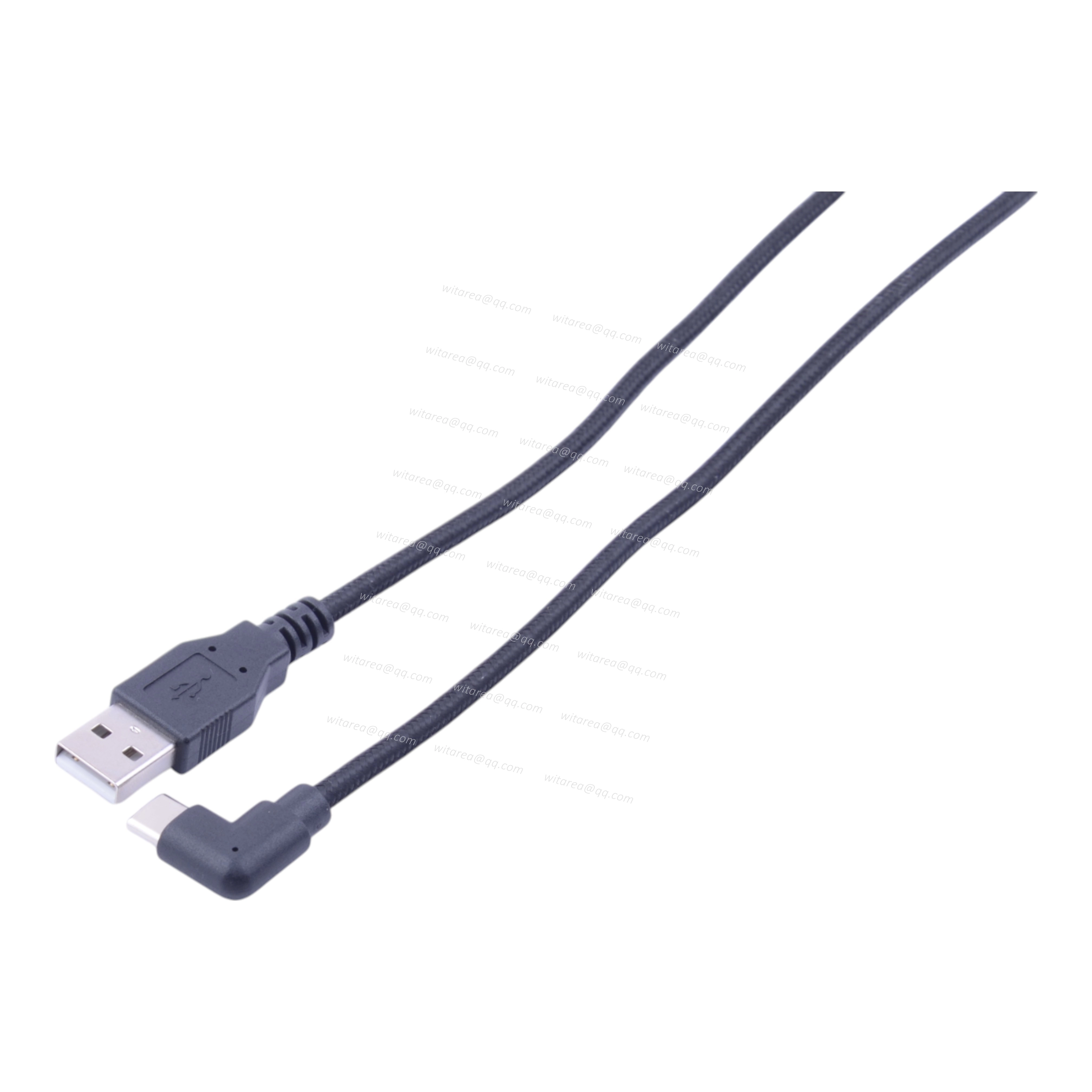 Professional USB AM to angled Type C Cable, USB 2.0 AM To 90 degree ...