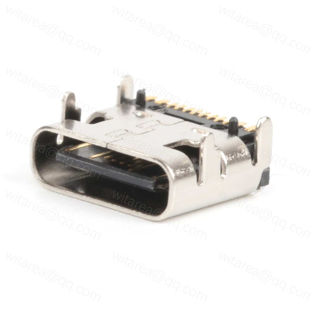 SMT/SMD TYPE C 16PIN Receptacle Socket Surface MOUNT,L=7.35MM