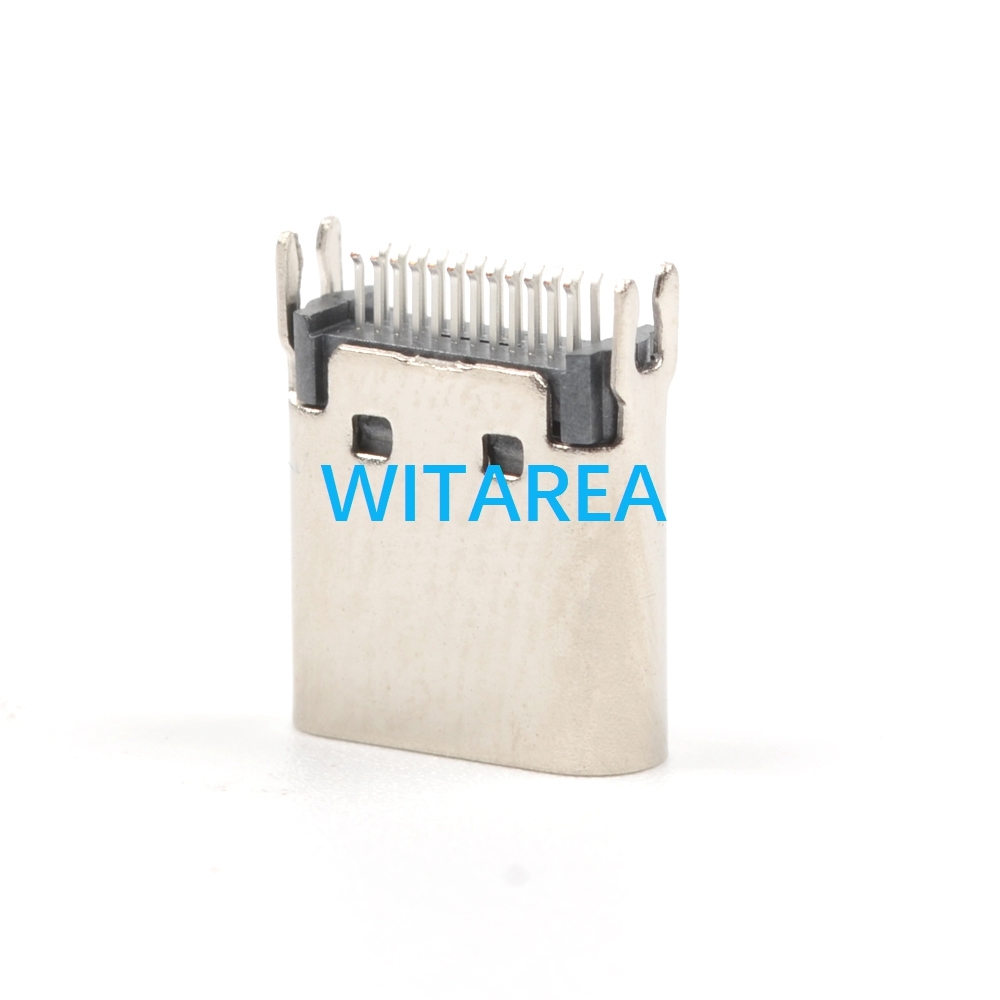 TYPE C 24PIN femal plug straddle mount,H=8.8mm, L=10.45MM