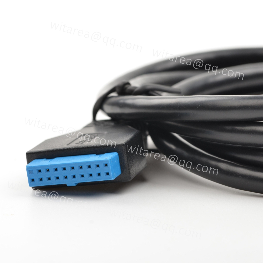 USB 3.0 20 pin motherboard header to dual USB 3.0 AF cable