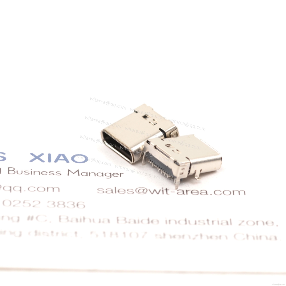 Usb3.0 type c female Receptacle .Heavy duty power type c DIP+SMT hybrid ...