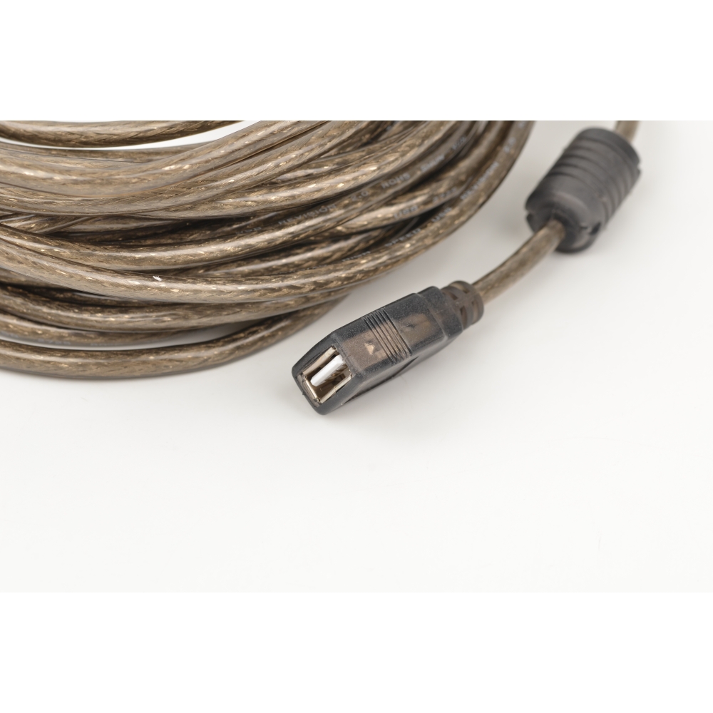 Professtion USB 2.0 Extension Cable with repeater and ferrite beads, USB2.0 AM to AF Active ...