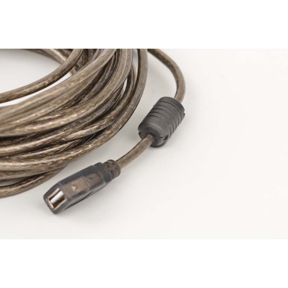 Professtion USB 2.0 Extension Cable with repeater and ferrite beads, USB2.0 AM to AF Active ...